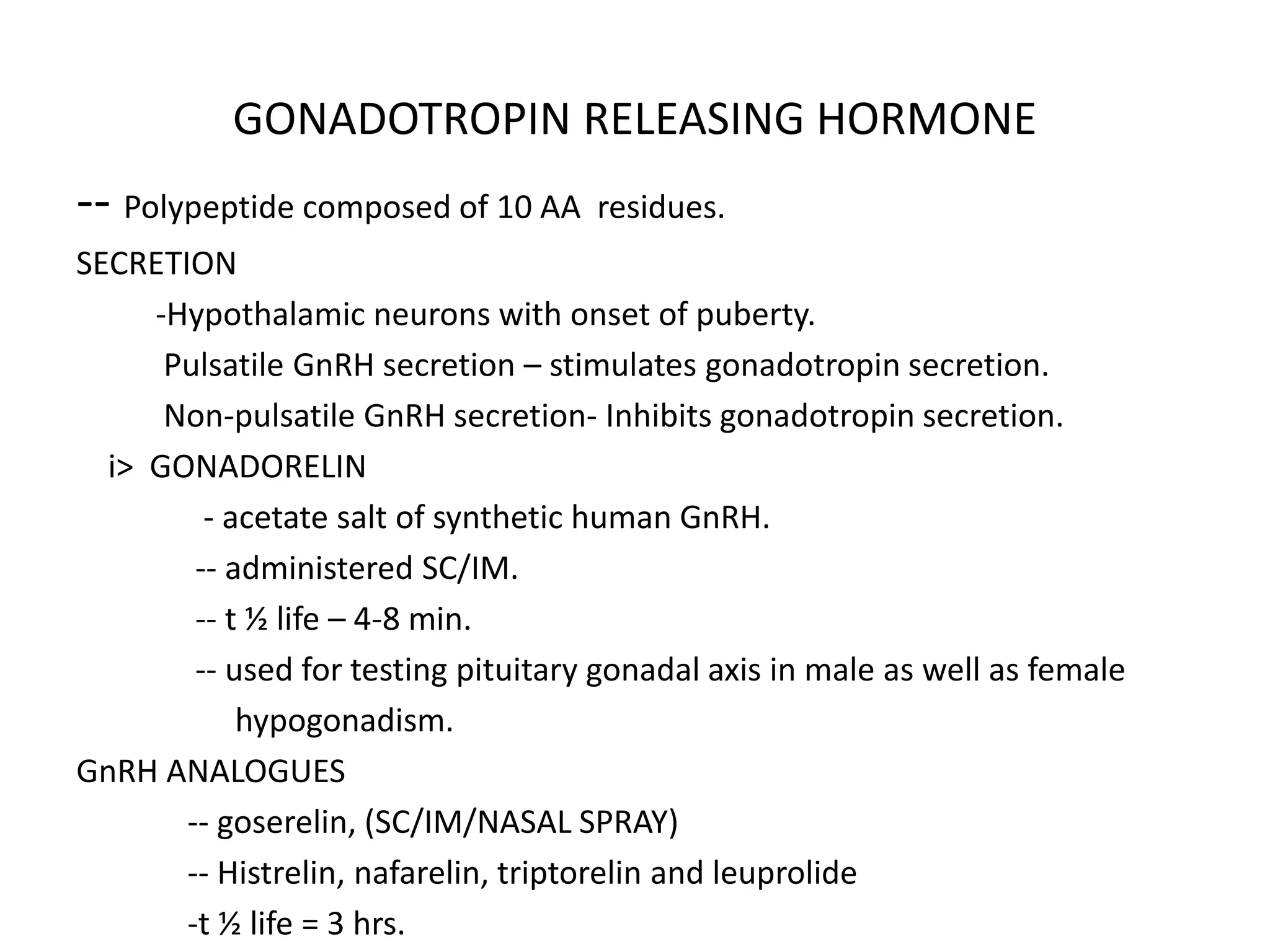 Anterior pituitary hormones ppt | PPTX