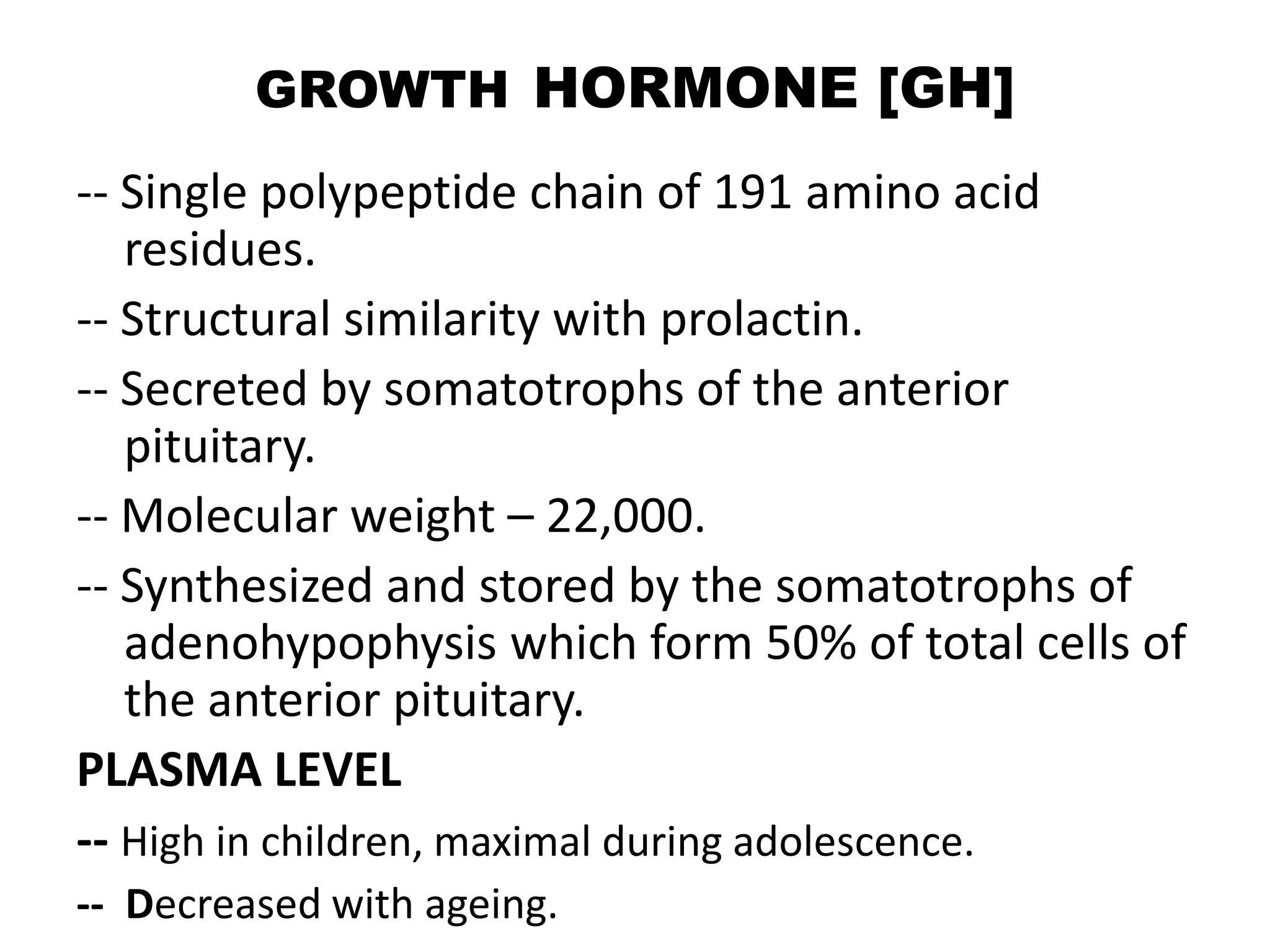 Anterior pituitary hormones ppt | PPTX