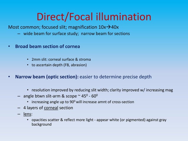 Anterior segment examination | PPTX