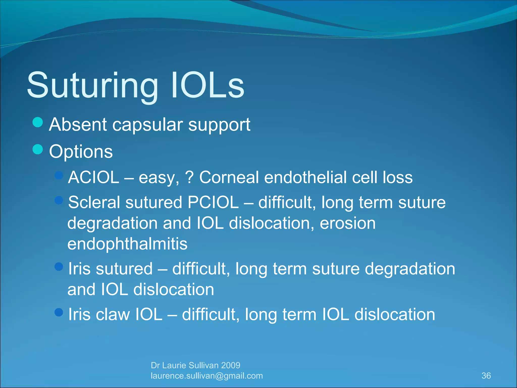 Anterior segment trauma ranzco 11112009 | PPT