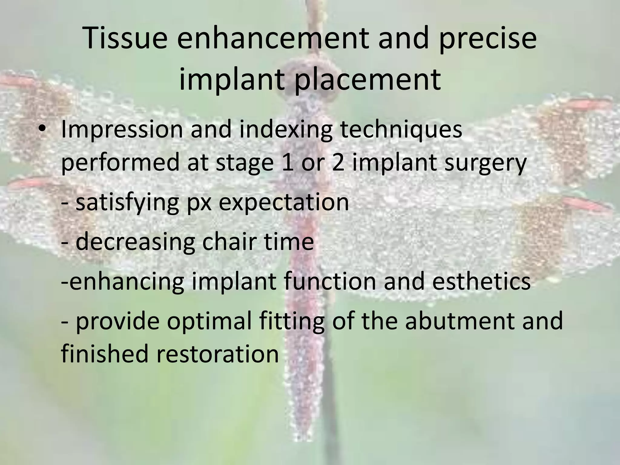 Anterior Single Tooth implants in the Esthetic Zone | PPTX