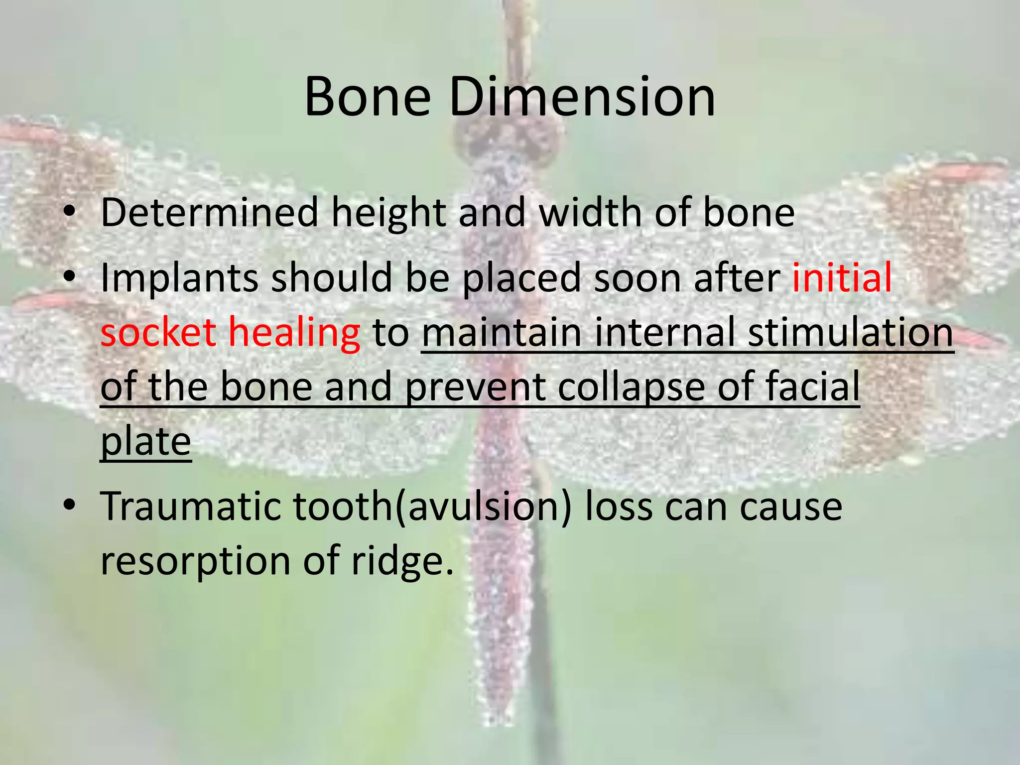 Anterior Single Tooth implants in the Esthetic Zone | PPTX