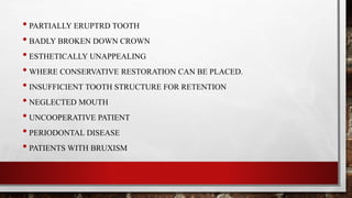 Anterior strip crown | PPTX