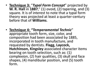 Anterior teeth selection | PPTX