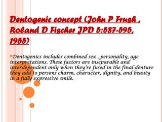 Anterior teeth selection.in complete denture | PPT