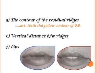 Anterior teeth selection.in complete denture | PPT
