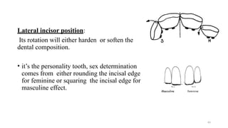 ANTERIOR TEETH SELECTION in complete denture construction | PPTX