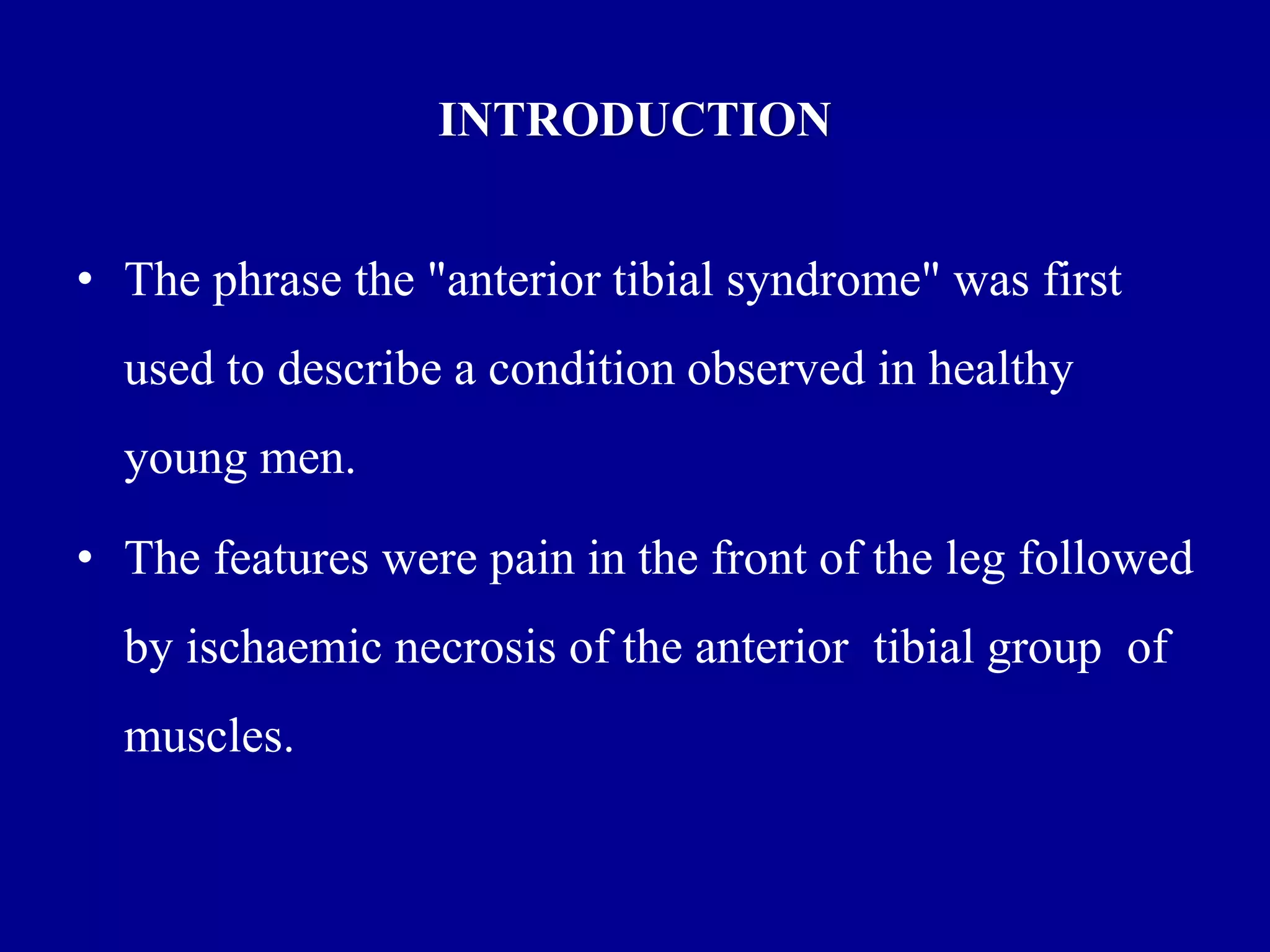 ANTERIOR TIBIAL SYNDROME AND REYNAUD''S DISEASE | PPT