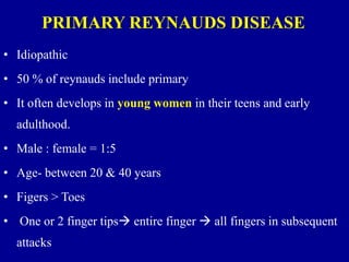 ANTERIOR TIBIAL SYNDROME AND REYNAUD''S DISEASE | PPTX