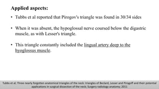 Anterior triangles of neck | PPTX