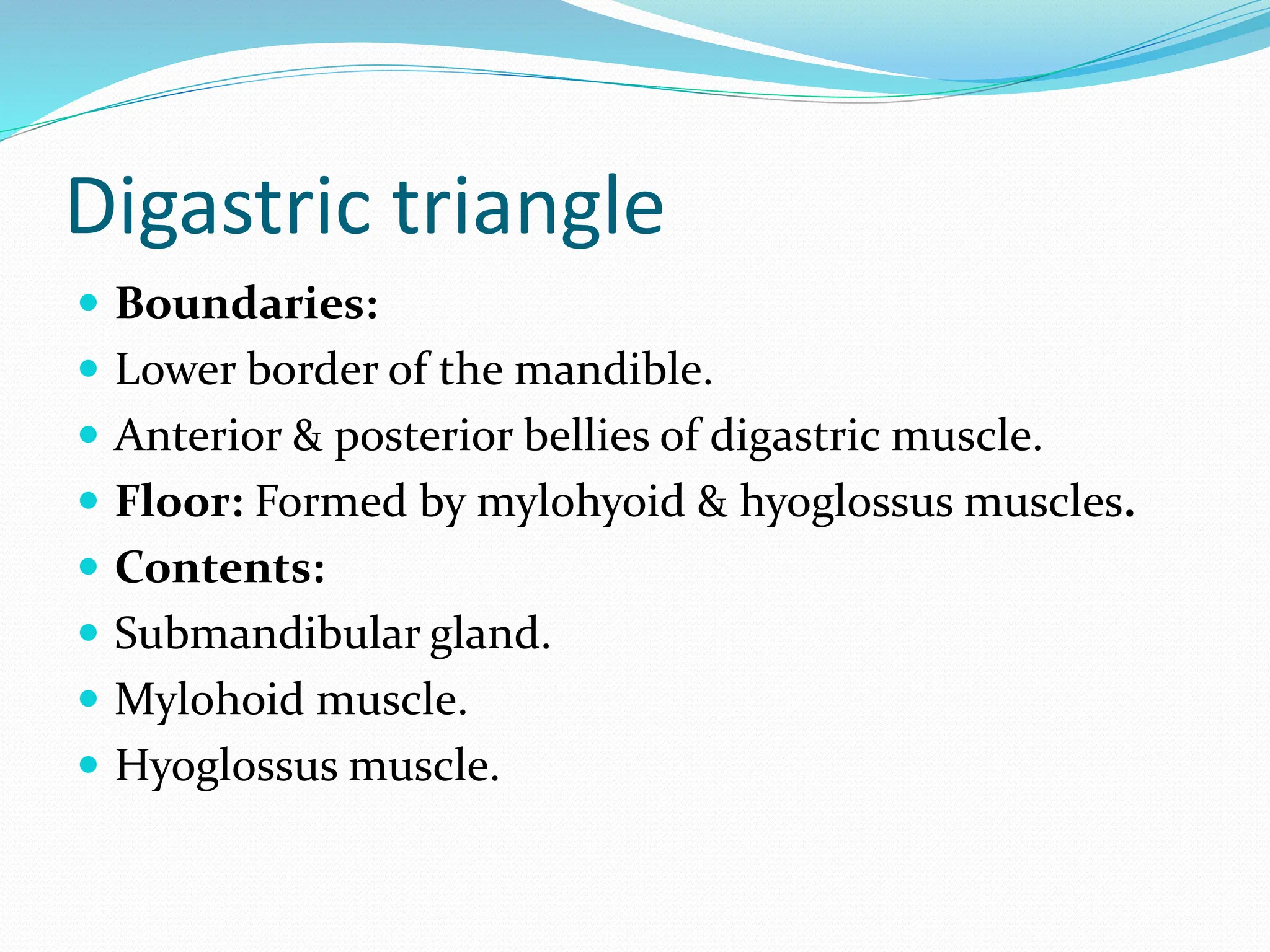 ANTERIOR TRIANGLE OF THE NECK AND IT'S CONTENT | PPTX