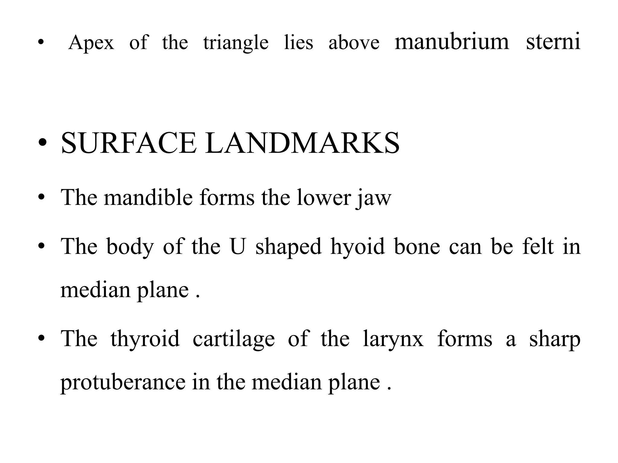 Anterior triangle of the neck | PPTX