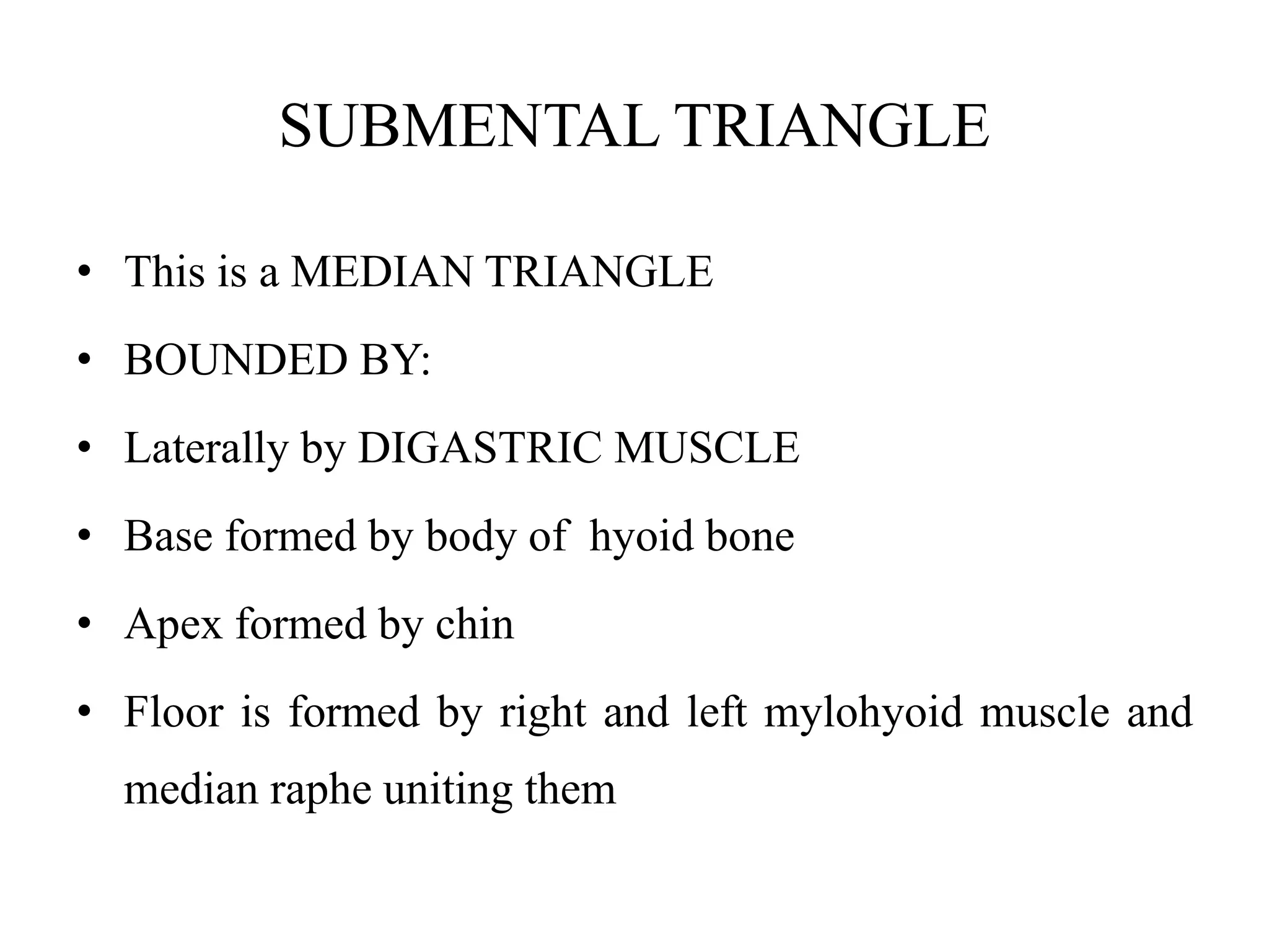 Anterior triangle of the neck | PPTX