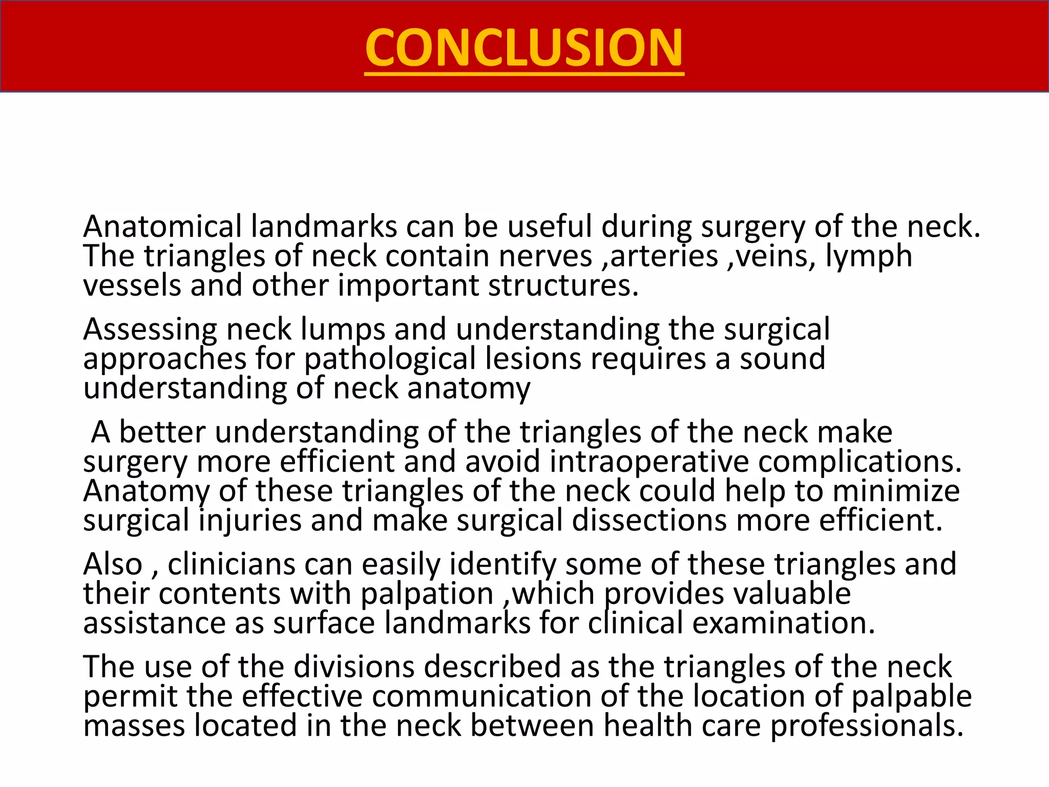 TRIANGLES OF NECK | PDF