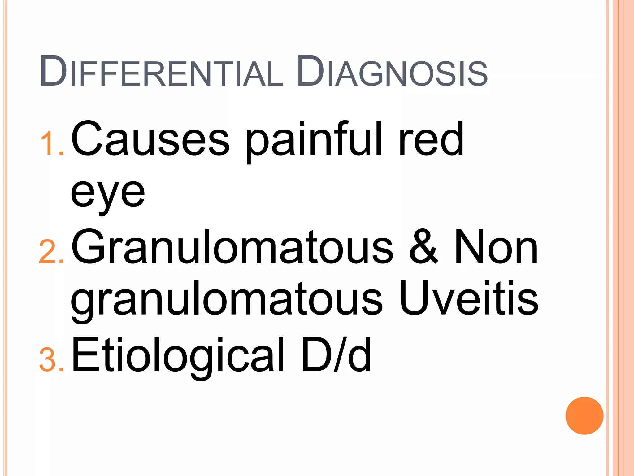 Anterior uveitis | PPTX