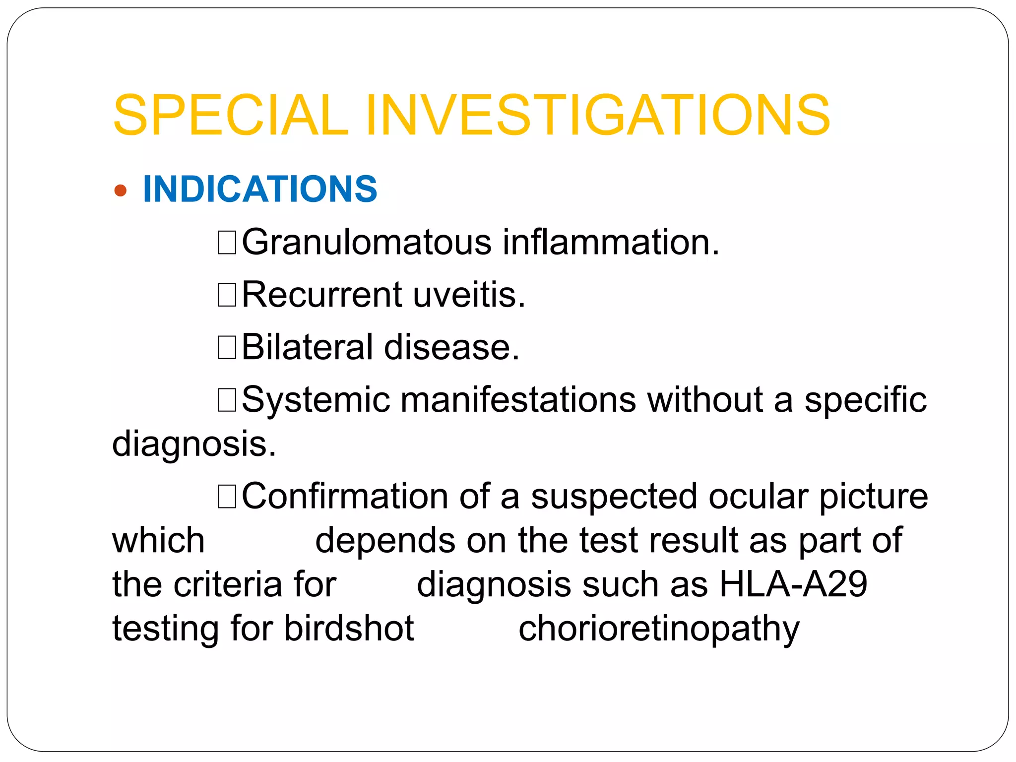 Anterior uveitis | PPTX
