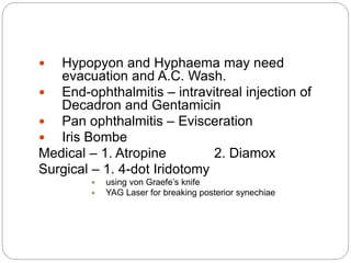 Anterior uveitis | PPTX