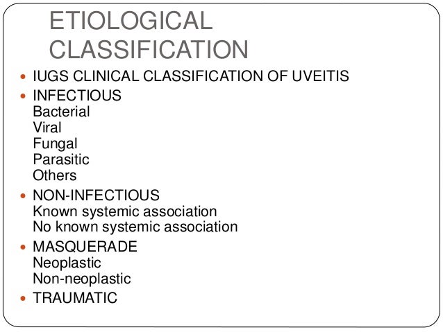 Anterior uveitis