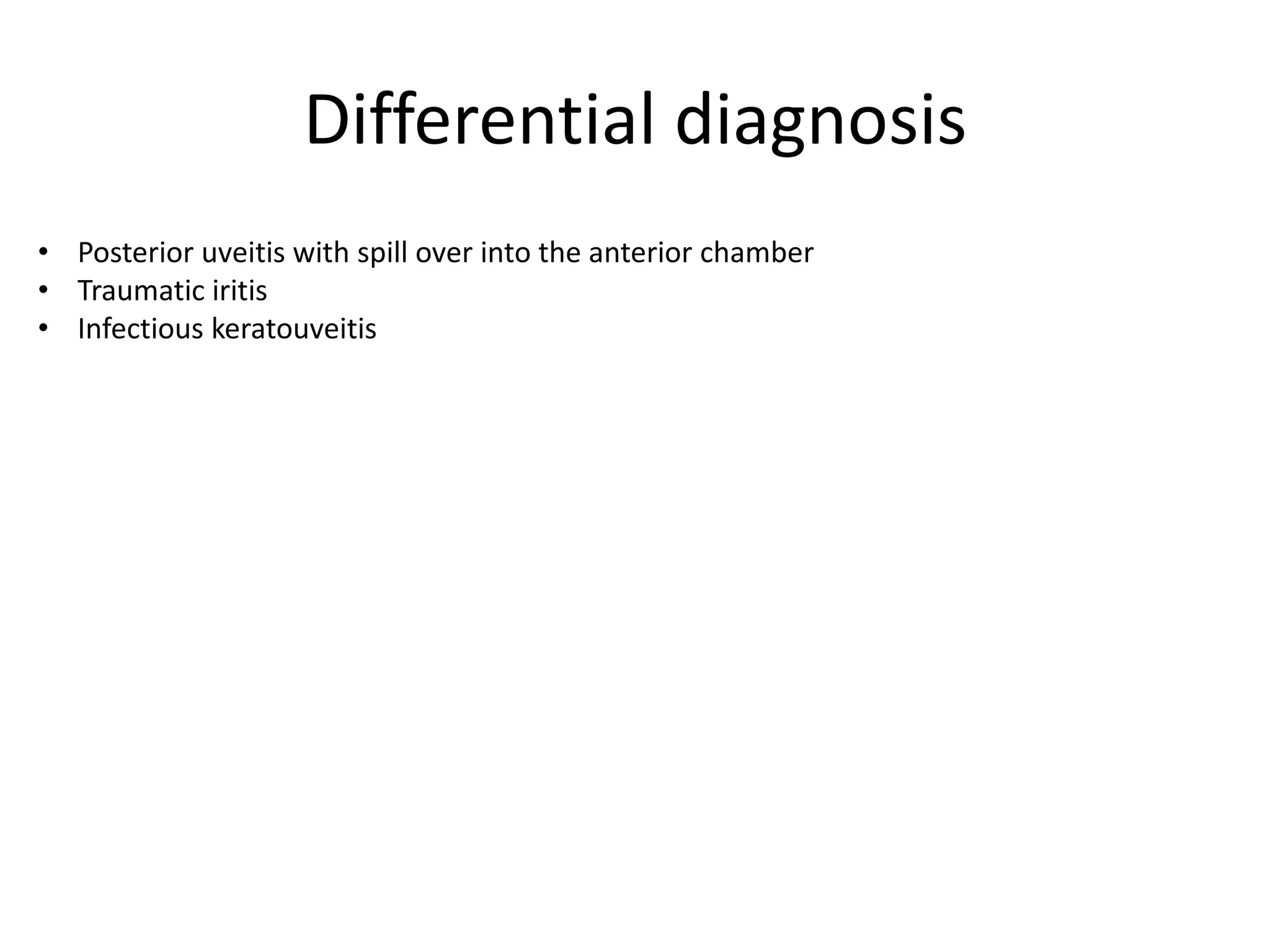 clinical case presentation on anterior uveitis | PPTX