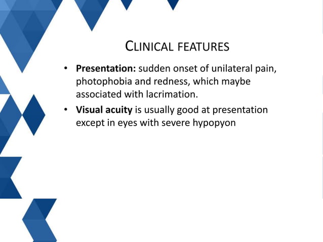 clinical case presentation on anterior uveitis | PPTX | Eye and Vision ...