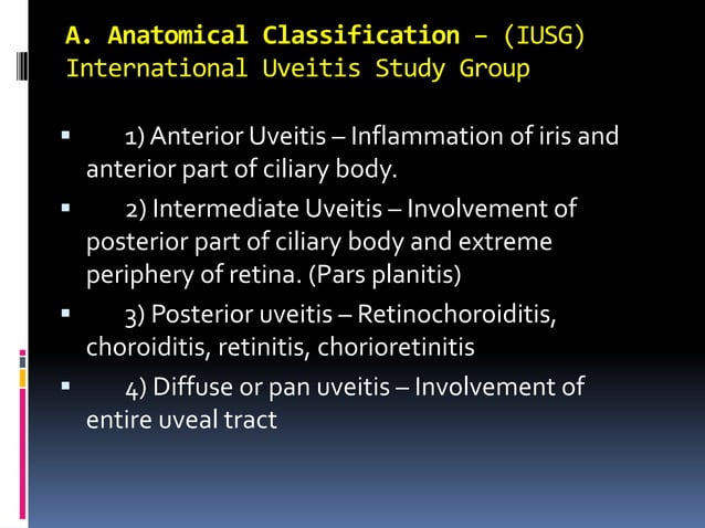 Anterior uveitis.pptx | Eye and Vision Conditions | Diseases and Conditions