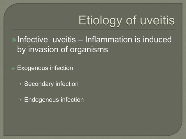 Anterior uveitis.pptx