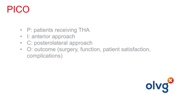 Anterior vs Posterolateral Surgical Approach in Primary Total Hip ...