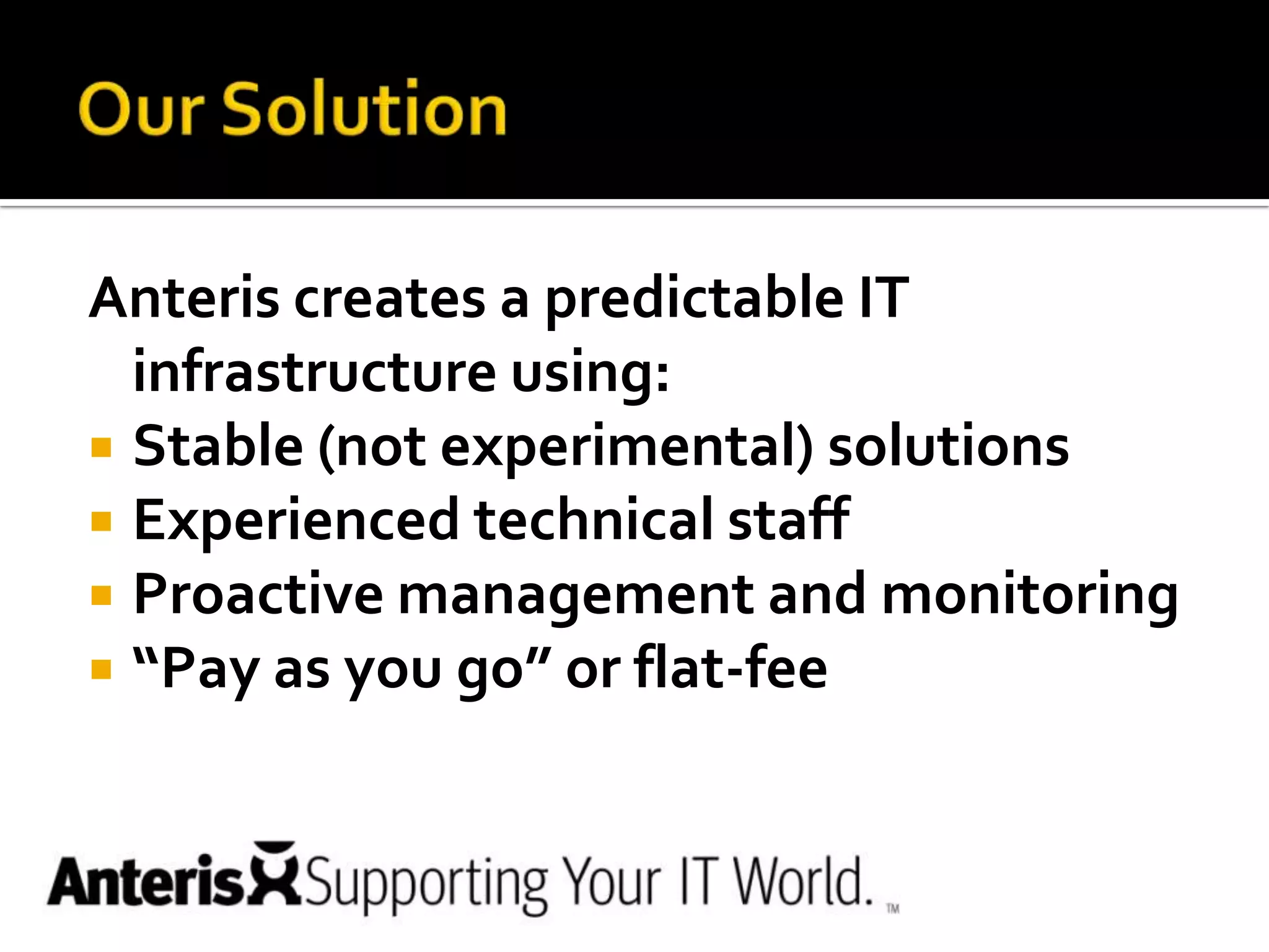 Anteris: Technology as a Service | PPTX