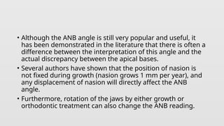 Antero-posterior cephalometric analysis. | PPTX