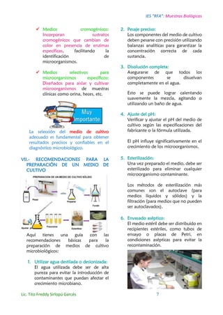 Antes Sesión 6 Medios de cultivoAlimentos Características Clasificación.pdf