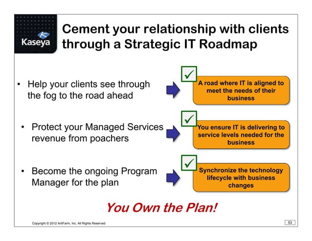 Msp Best Practice Using Service Blueprints And Strategic It Roadmaps To Get More And Bigger