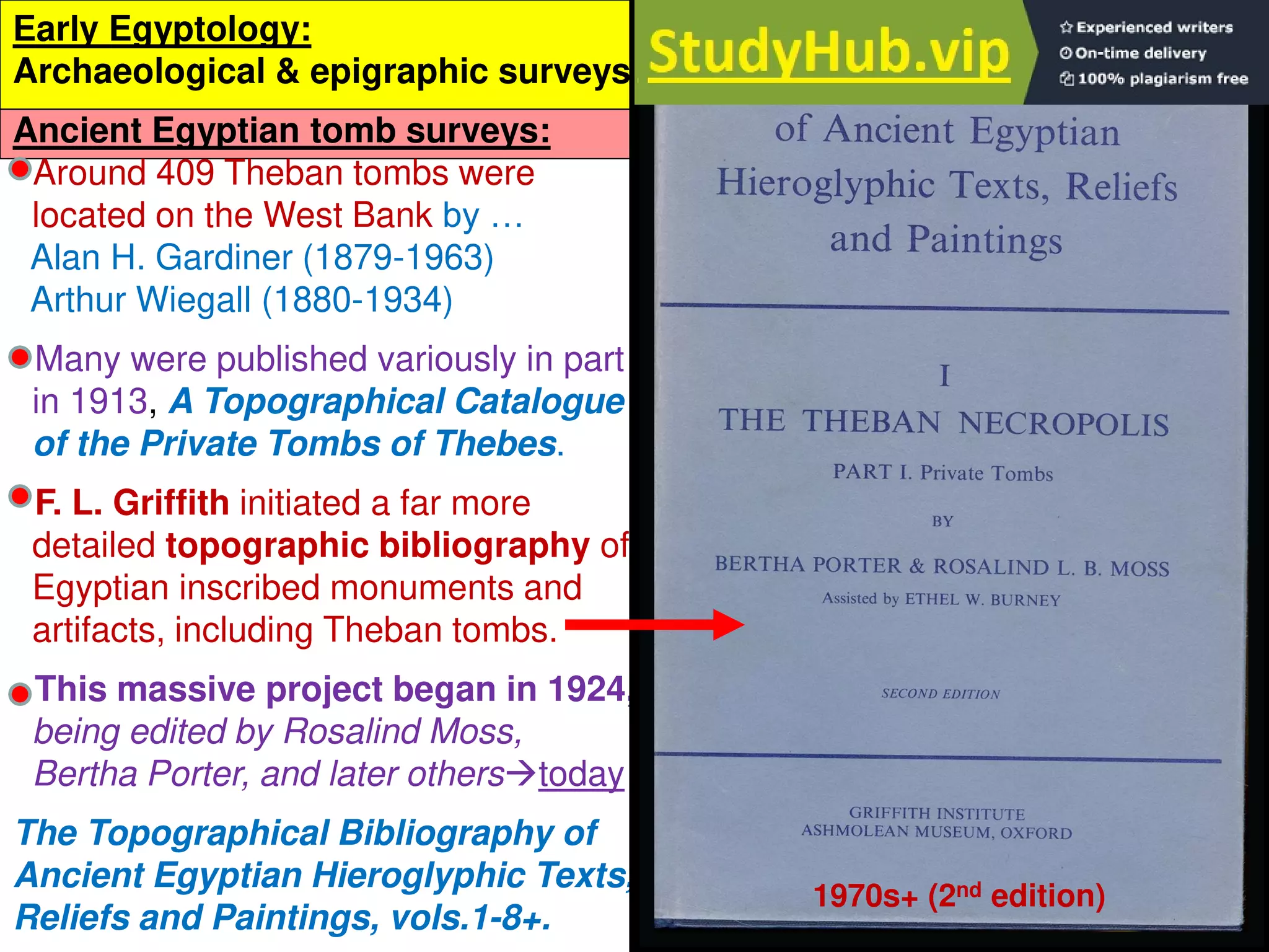 Anth.446 Ppt. Lecture-2 Egyptology And Ancient Egypt (By G. Mumford ...