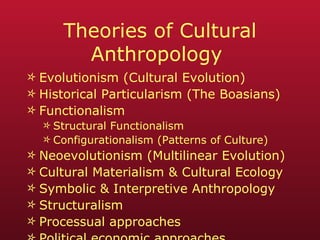 Anth1 Theory Ch03 | PPT | Science