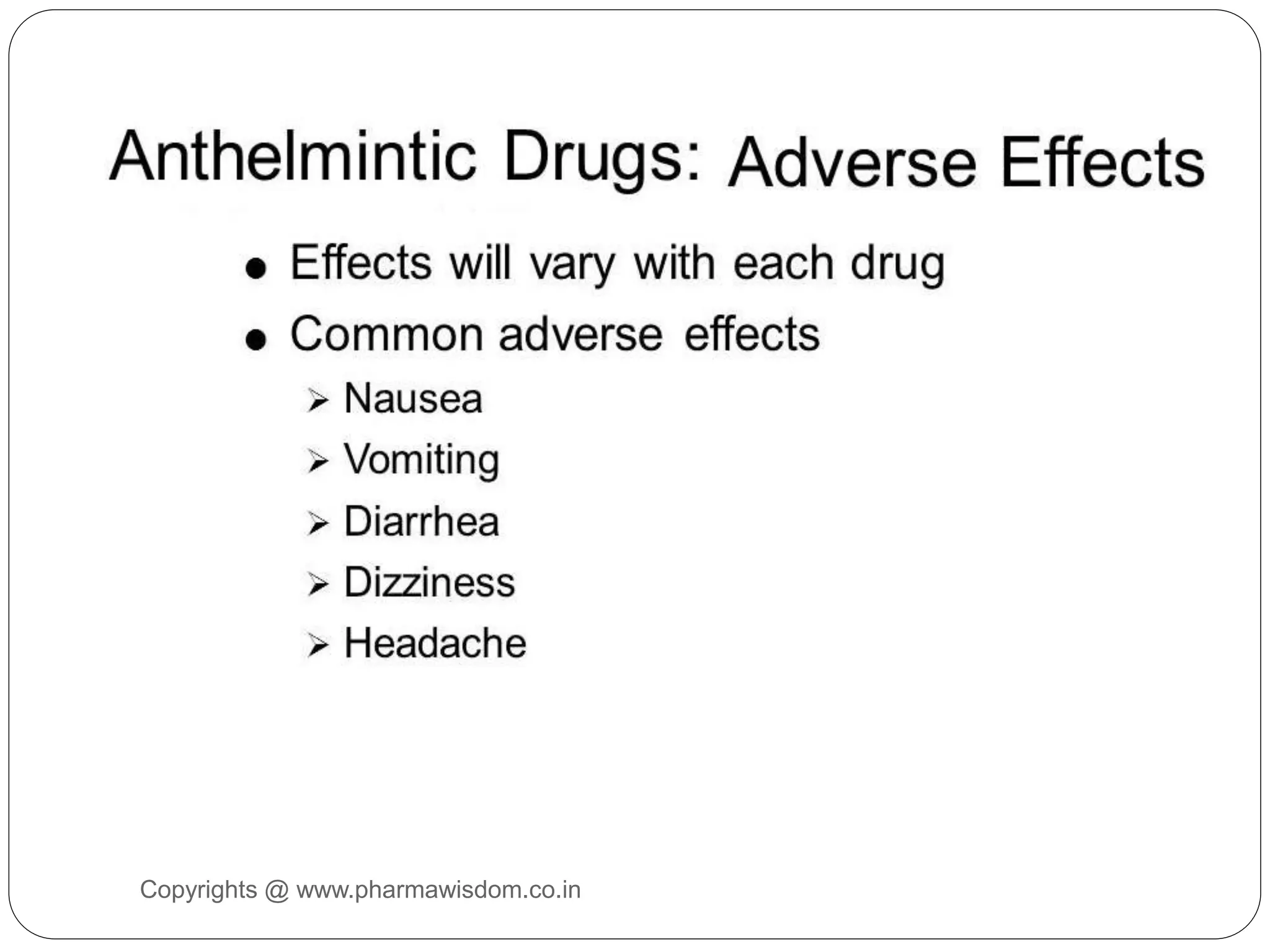 Anthelmintic Drugs | PPTX