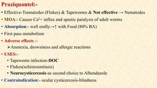 Anthelminthic Drugs | PPT