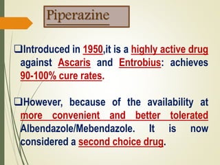Anthelmintic.[Pharmacology] | PPTX
