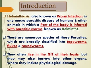 Anthelmintic.[Pharmacology] | PPTX