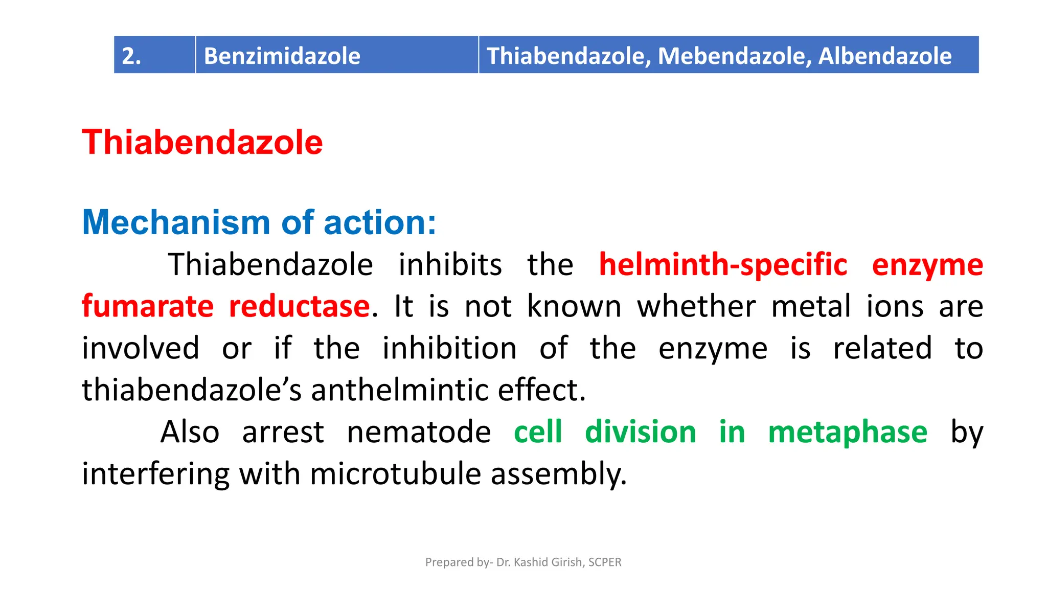 Anthelmintic.pdf, Introduction, Classification | PDF