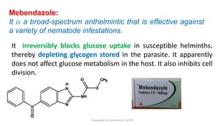Anthelmintic.pdf, Introduction, Classification | PDF