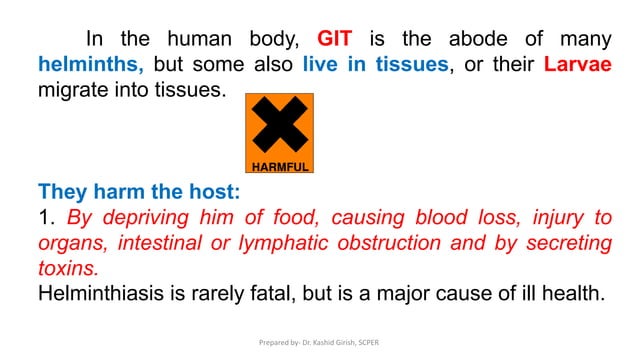 Anthelmintic.pdf, Introduction, Classification | PPT