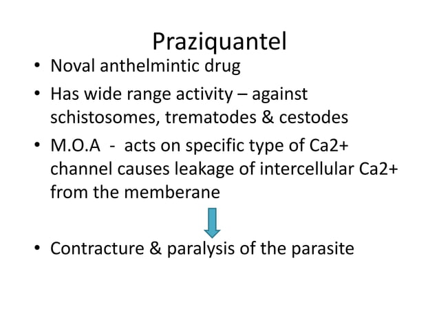 Ant helmintic drugs | PPT