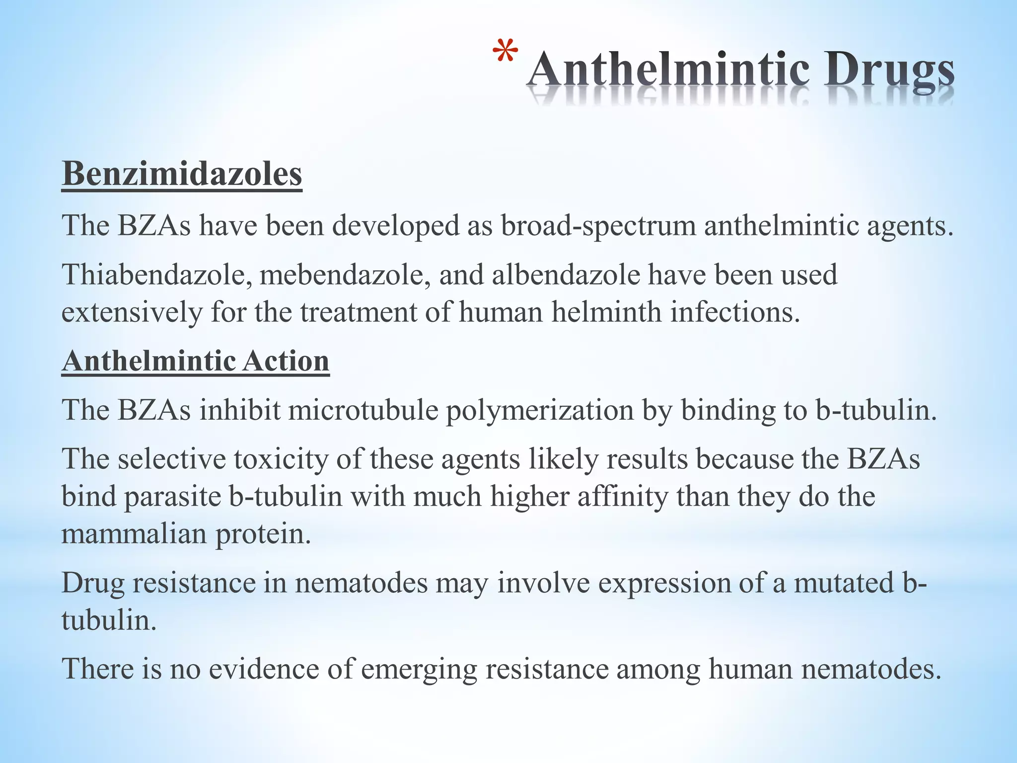 Anthelmintic drugs | PDF