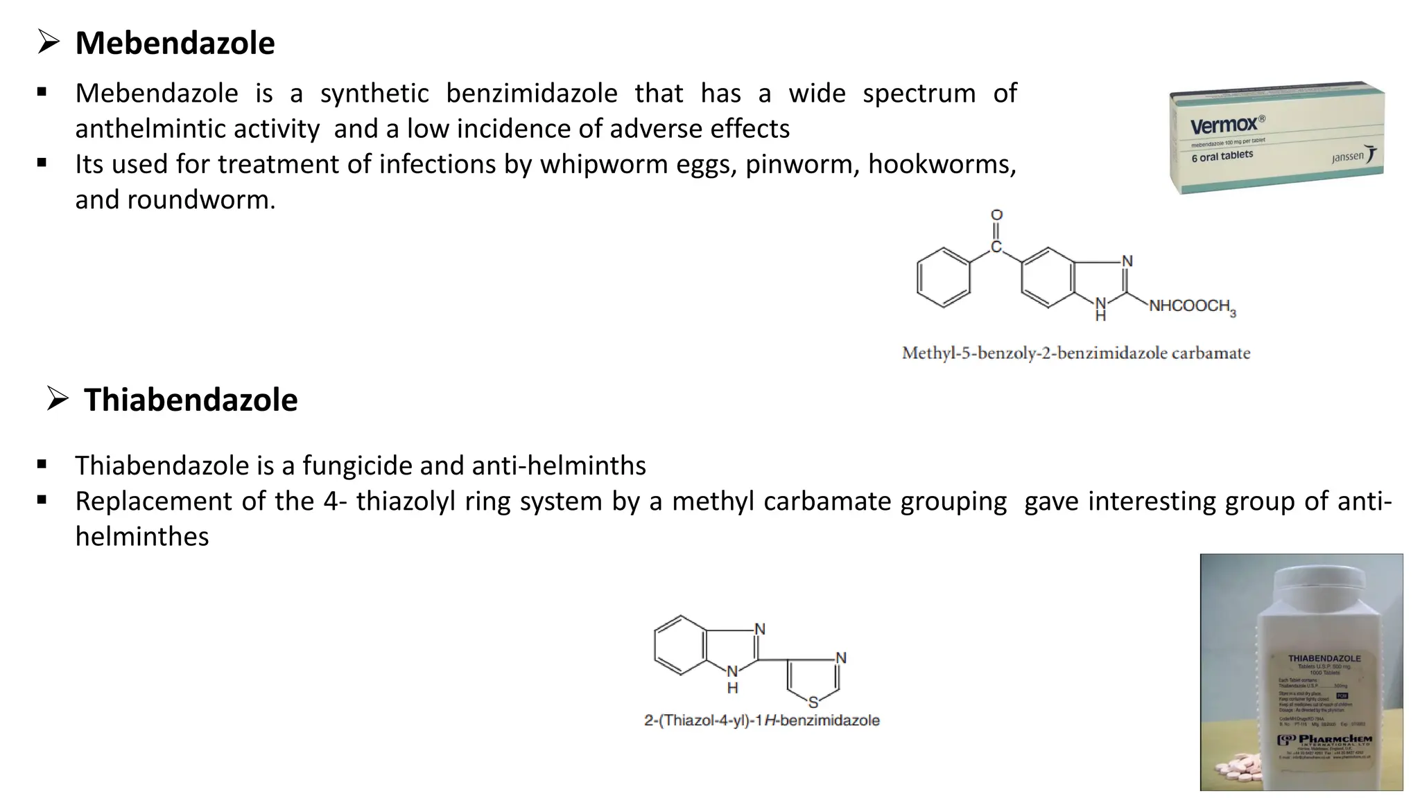 Anthelmintic Drugs-Medicinal Chemistry | PDF