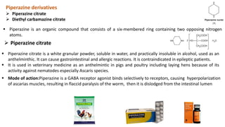 Anthelmintic Drugs-Medicinal Chemistry | PDF
