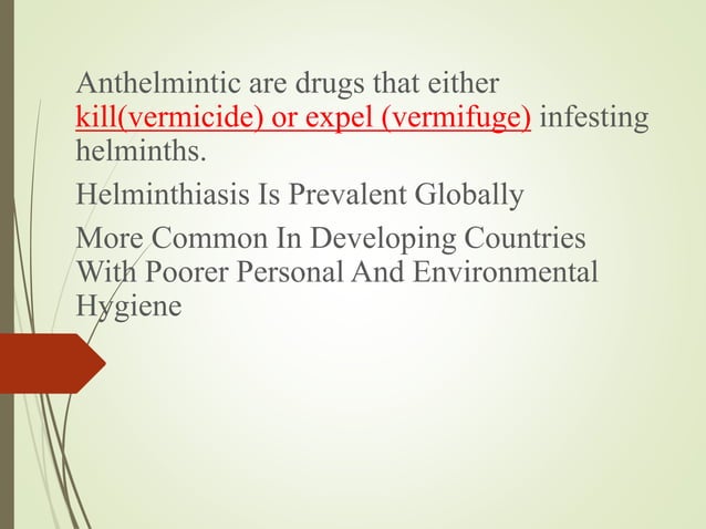 Anthelmintic Drugs .pptx