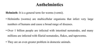 Anthelmintic Agents | PPTX
