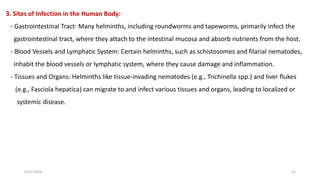 anthelmintics Parasitic infections are caused by organisms that live ...