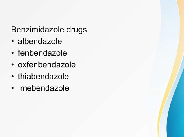 Anthelmintics drugs classification,history,mechanism of action and ...