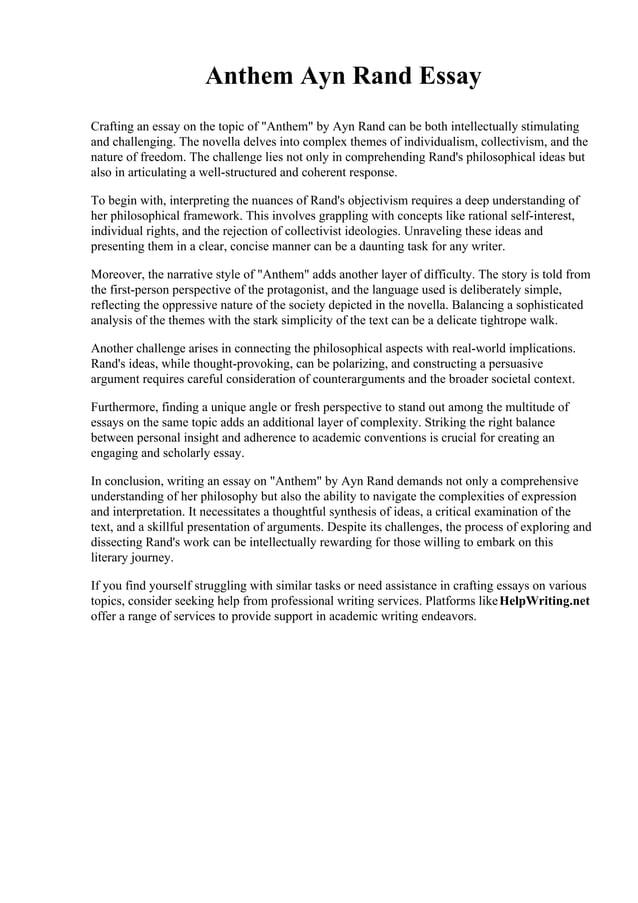 Anthem Ayn Rand Essay.pdf