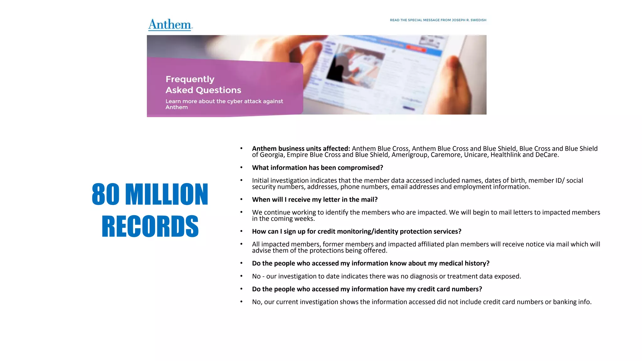 Anthem Data Breach | PDF